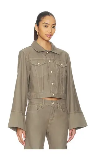 Hudson Jeans Cuffed Cropped Jacket