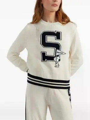 Chinti & Parker X Peanuts Snoopy Varsity Sweater