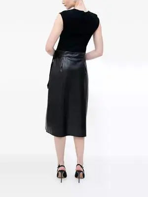 BOSS Wrap Dress With Zip Detail