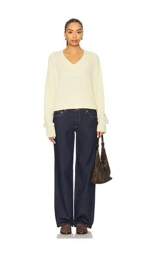 Guest In Residence Varsity V Sweater