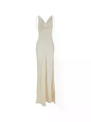 Andamane The Attico Cowl Neck Slip Maxi Dress