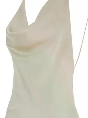 Andamane The Attico Cowl Neck Slip Maxi Dress