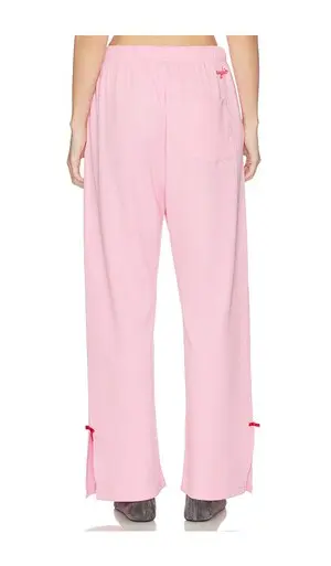 THE MAYFAIR GROUP Somebody Love You Wide Leg Sweatpants - Pink