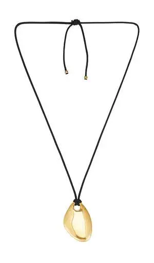 LOVERS AND FRIENDS Adeline Gold Necklace - Gold,black