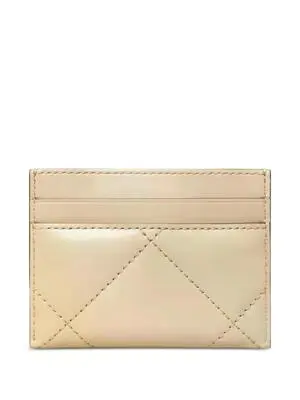 Tory Burch Quilted Logo Card Holder