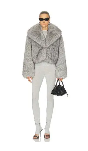 CAMILA COELHO Nuria Fur Coat