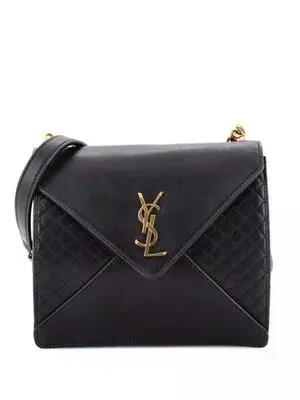 Saint Laurent Gaby Square Quilted Leather Shoulder Bag