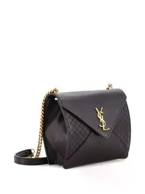Saint Laurent Gaby Square Quilted Leather Shoulder Bag