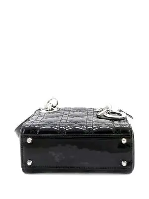 Dior Lady Cannage Quilt Mini Satchel
