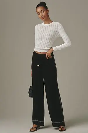 SANCIA Lawrence Knit Wide-leg Pants