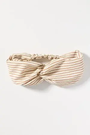 Anthropologie Twisted Stripe Headband - Brown