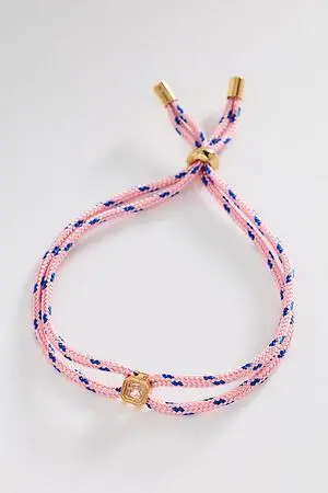 Anthropologie Corded Layer Bracelet - Peach