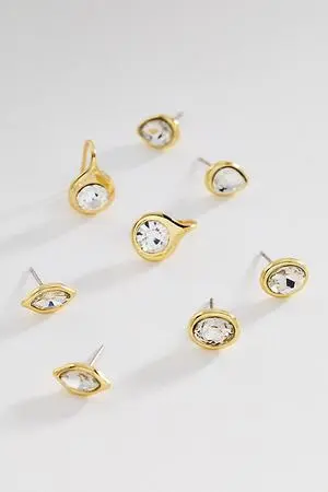 Bezel Earrings