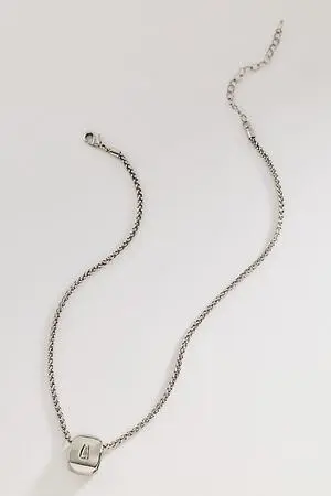 ANTHROPOLOGIE Pavé Crystal Pendant Necklace