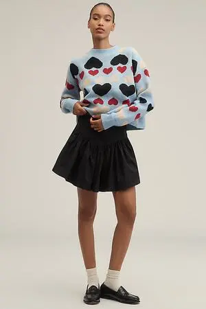 English Factory Heart Icon Pullover Sweater