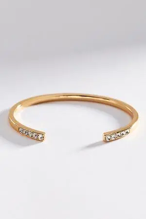 Anthropologie Pavé Diamond Bracelet - Gold