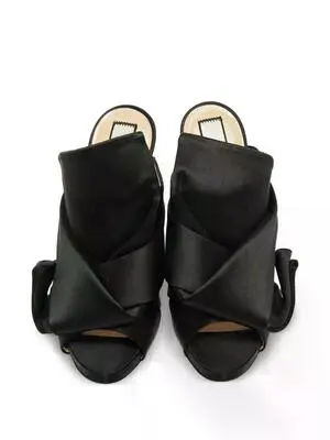 N°21 Peep-toe Mules