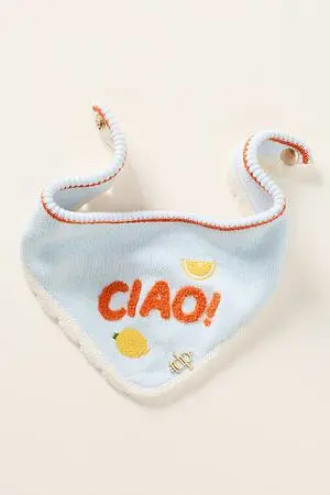 THE DELUXE PUP Italian-spired Pet Bandana - Ciao
