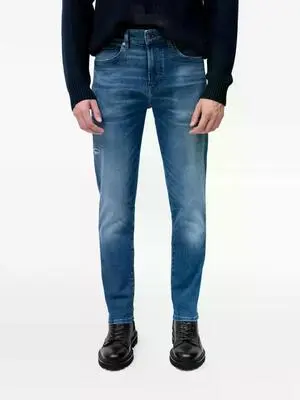BOSS Jeans With Logo Patch - Blue