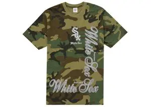 Supreme Mlb Teams Sox Tee Shirt - Camo