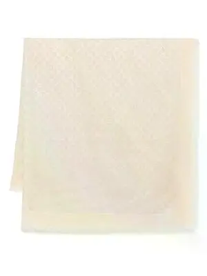 Gucci Gg Wool Shawl - Neutrals