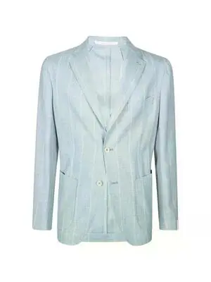 Eleventy Single-breasted Blazer - Blue