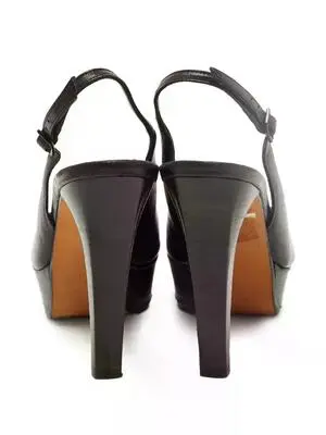 STUART WEITZMAN Leather Slingback Pumps