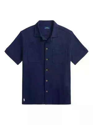 Polo Ralph Lauren Waffle-knit Camp-collar Shirt