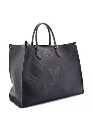 LOUIS VUITTON Onthego Monogram Empreinte Giant Gm Tote Bag - Black
