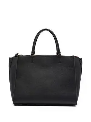 LOUIS VUITTON 2017 Lockme Leather Tote Bag - Black