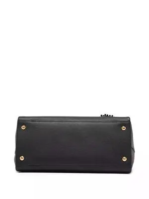 LOUIS VUITTON 2017 Lockme Leather Tote Bag - Black