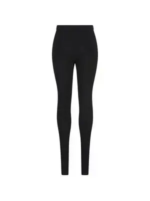 Gucci Gg Motif Ribbed Leggings