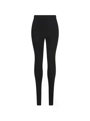 Gucci Gg Motif Ribbed Leggings