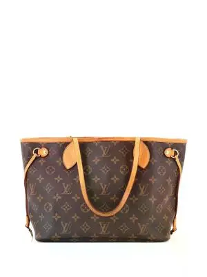 LOUIS VUITTON Neverfull Monogram Canvas Pm Tote Bag