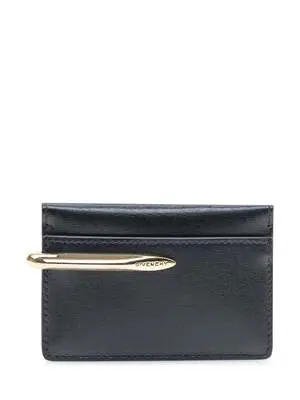 Givenchy Card Holder With Metal Detail - Black