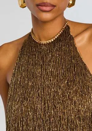 Retrofete Sable Fringe Top