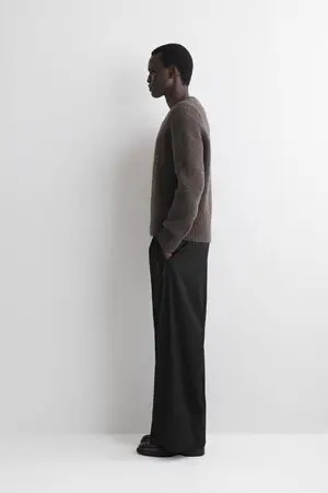 Cos Oversized Wool-yak V-neck Sweater