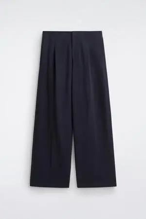 Cos Oversized Wide-leg Jersey Trousers
