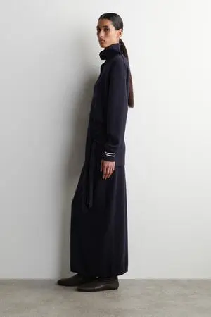 Cos Merino Wool Tie-waist Midi Skirt