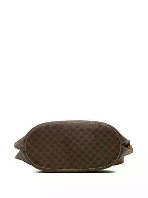 Celine 1999 Macadam Coated Canvas Shoulder Bag