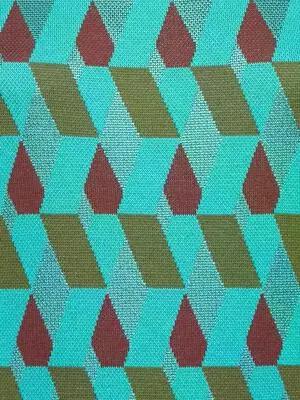 La DoubleJ Diamond-pattern Midi Dress