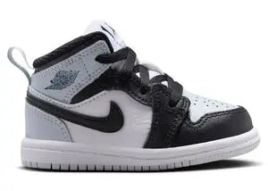 JORDAN 1 Mid Sneakers - Black/aura/squadron Blue