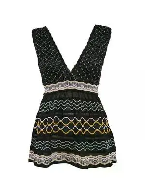 Missoni V-neck Top - Black