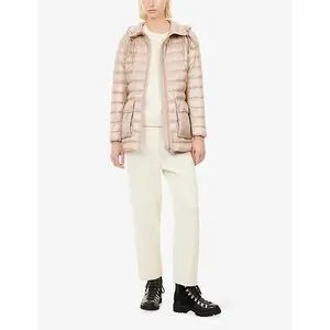 Moncler Jasmin Hooded Shell-down Parka