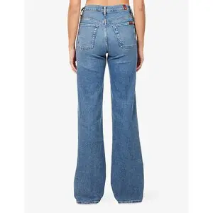 7 For All Mankind Modern Dojo Flared-leg Denim Jeans - Oceanstone