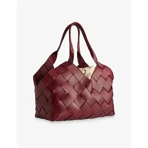 Dragon Diffusion Castello Leather Tote Bag - Bordo