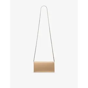 JIMMY CHOO Emmie Patent Leather Clutch - Chai/light Gold