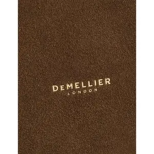 DEMELLIER The Midi Stockholm Suede Handbag - Hazel/hazel