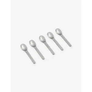 HAY Sunday Stainless-steel Tea Spoons Set Of 5 - Stainless Steel