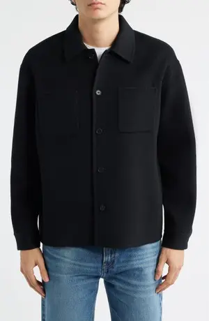 FRAME Double Face Wool Shirt Jacket
